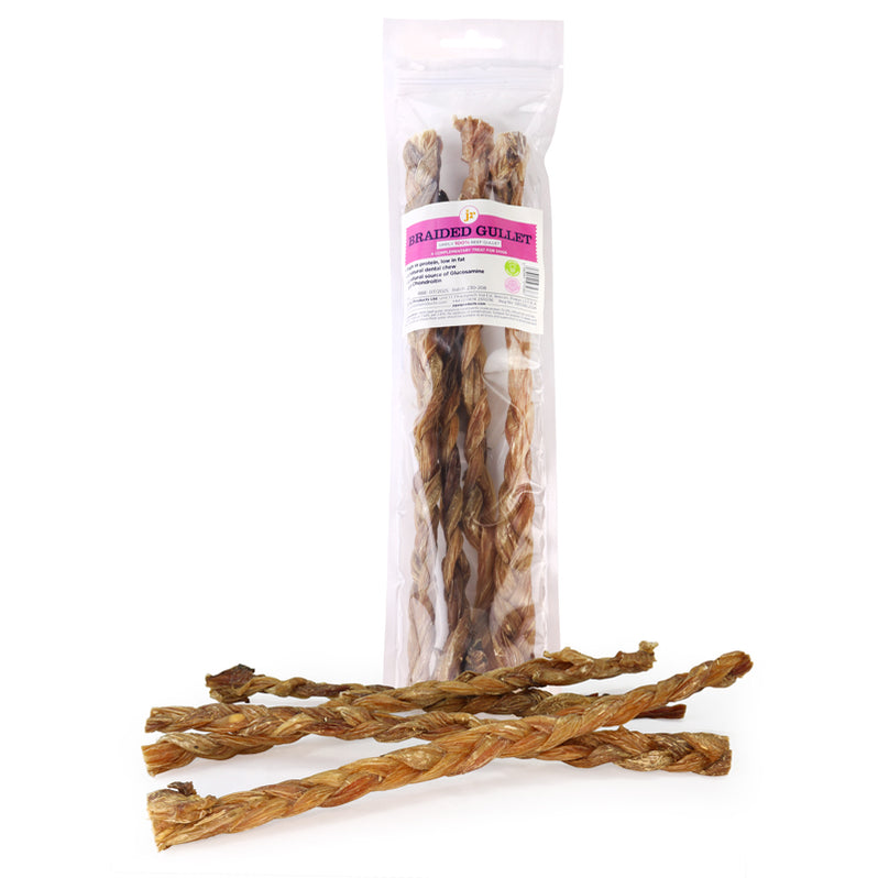 Braided Beef Gullet 30cm — JR Pet Products