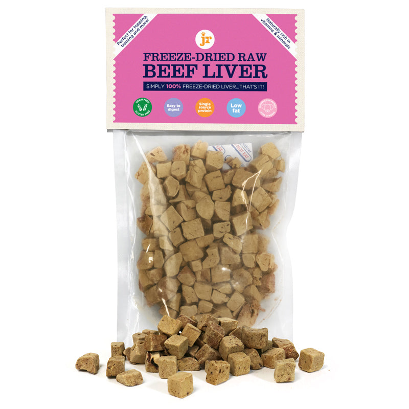 JR Freeze Dried Raw Beef Liver Treats — JR Pet Products