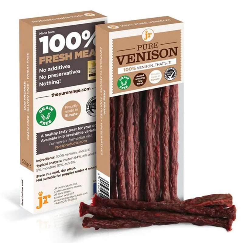 Pure Venison Sticks 50g — JR Pet Products
