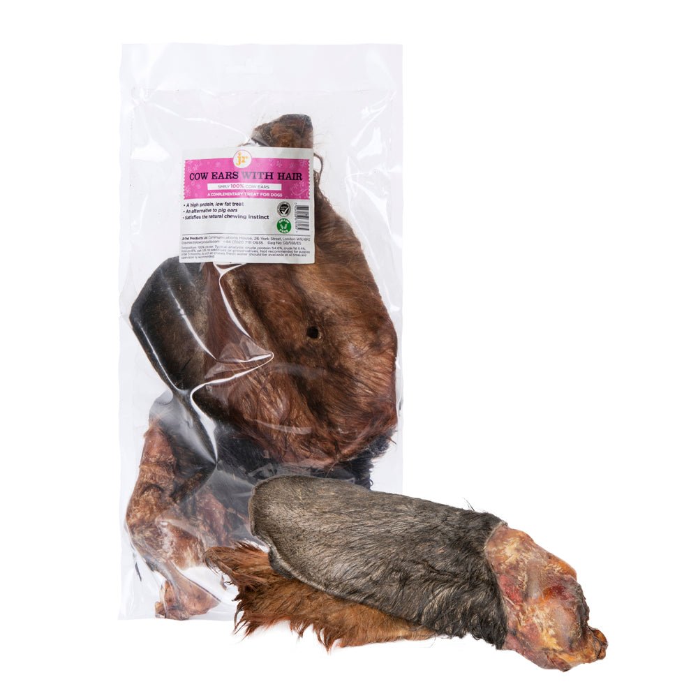 Cow Ears with Hair — JR Pet Products