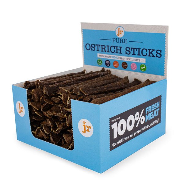 Pure Ostrich Sticks 1kg — JR Pet Products